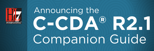 Release of the HL7 C-CDA® R2.1 Companion Guide